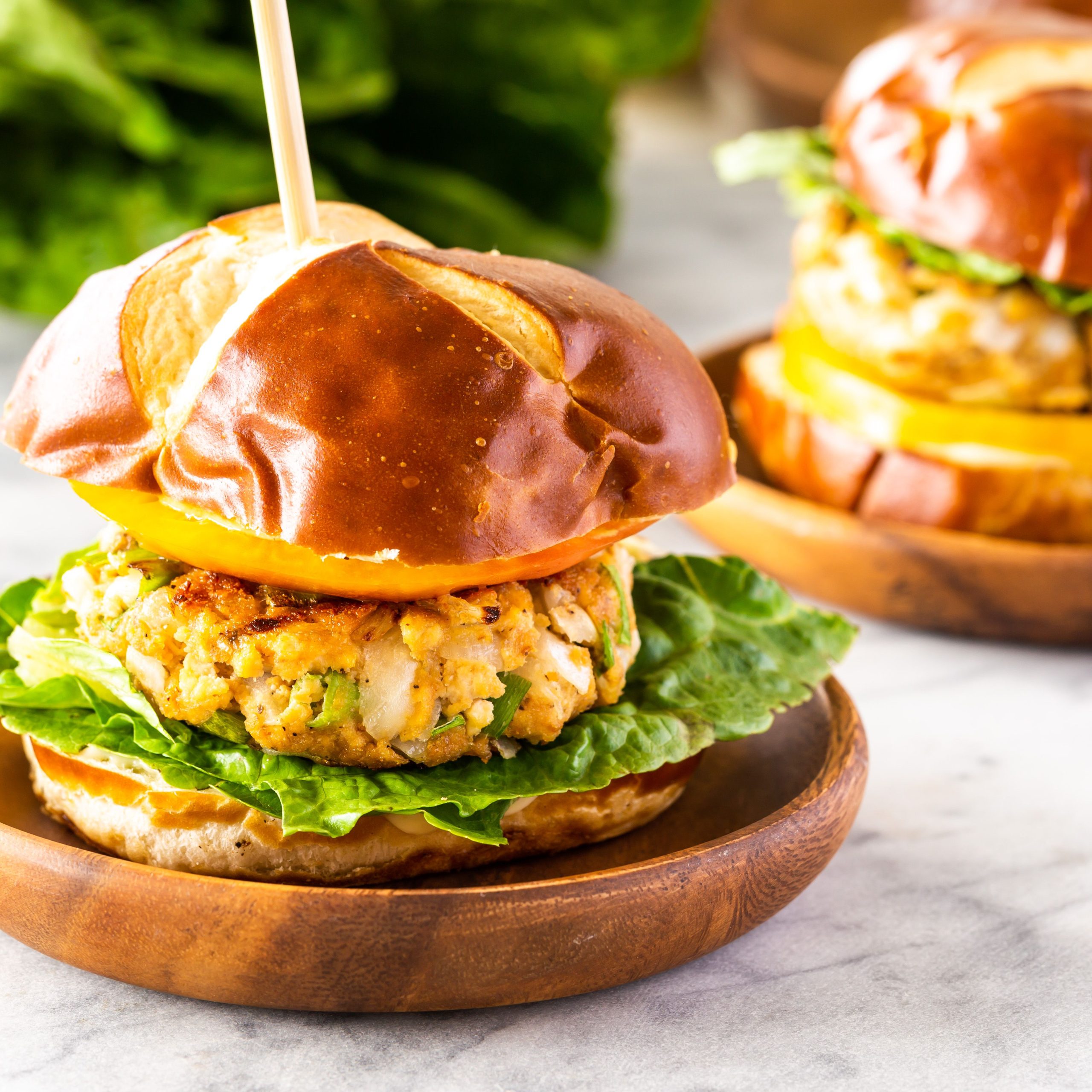 Vegan Tofu Veggie Burgers – Krave Cuisine